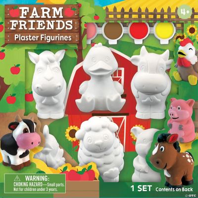 Farm Friends - Plaster Figurine Paint Set | Oriental Trading
