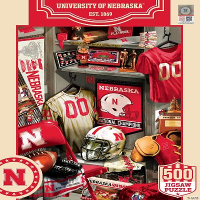Nebraska Cornhuskers - Locker Room 500 Piece Jigsaw Puzzle | Oriental ...
