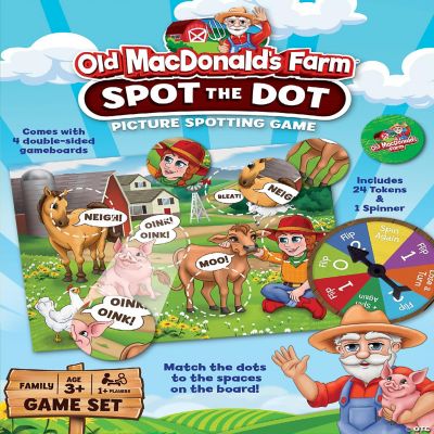 MasterPieces Old MacDonald's Farm Spot the Dot Game for kids | Oriental ...