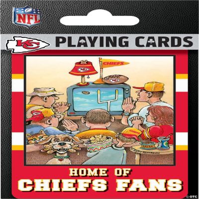 Kansas City Chiefs Fan Deck Playing Cards - 54 Card Deck | Oriental Trading