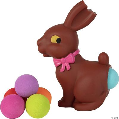 Hog Wild Chocolate Bunny Easter Popper Toy - Shoot Foam Balls Up to 20 ...