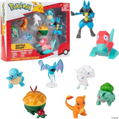 Pokemon Battle Ready! Figure Set, 8 Pieces - Playset with 2 & 3 inch ...
