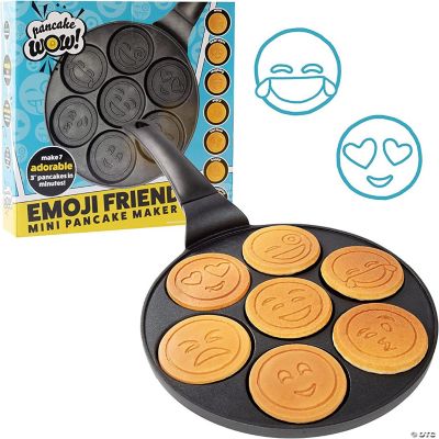 Smiley Face Friends Mini Pancake Pan - Make 7 Unique Flapjacks ...