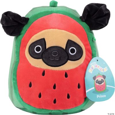 Squishmallows Original 8-Inch Prince The Watermelon Pug Dog Plush- Gift ...
