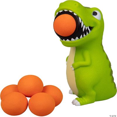 Hog Wild T-Rex Dinosaur Popper Toy - Pop Foam Balls Up to 20 Feet ...