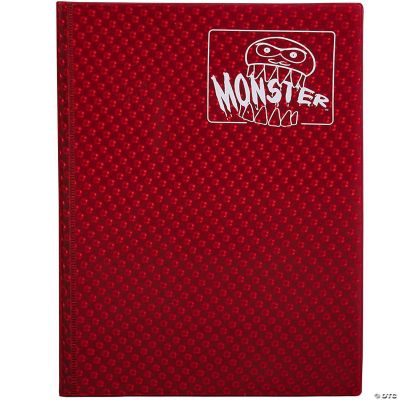 Monster Binder - 9 Pocket Trading Card Album - Holofoil Red (Anti-Theft ...
