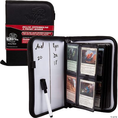 Monster Protectors 4 Pocket Trading Card Album -Zipper Closure, Built ...