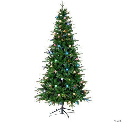 National Tree Company Pre-lit 7 ft. Feel Real Artificial Duxbury Hinged ...