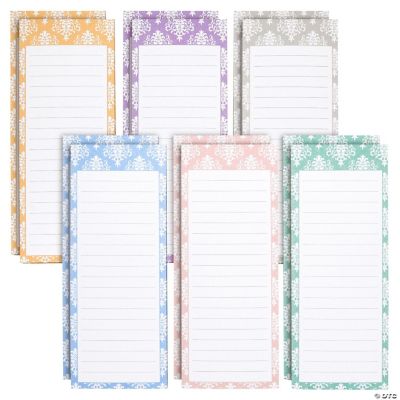 12-Pack Magnetic Notepads for Refrigerator - Elegant Shopping List, To ...
