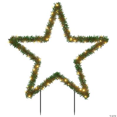 vidaXL Christmas Light Decoration with Spikes Star 80 LEDs 23.6 ...