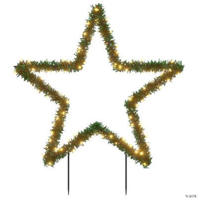 vidaXL Christmas Light Decoration with Spikes Star 115 LEDs 33.5"