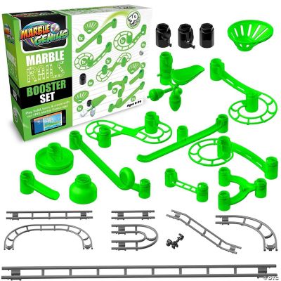 Marble Genius Marble Rails Booster Set: 30 Piece Marble Run (Includes ...