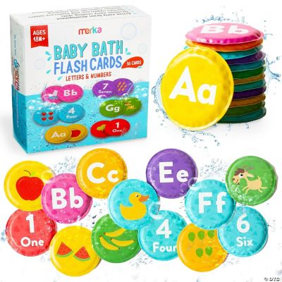 Bath Books for Toddlers, Bath Letters and Numbers for Toddlers, Set of ...