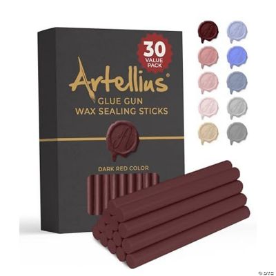 Premium Sealing Wax Sticks (Bulk 30 Pack) Wax Seal Glue Gun Sticks ...