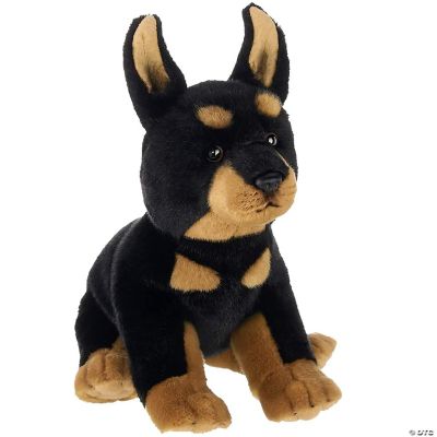 Thor Plush Doberman Stuffed Animal Puppy Dog, 13 Inches | Oriental Trading