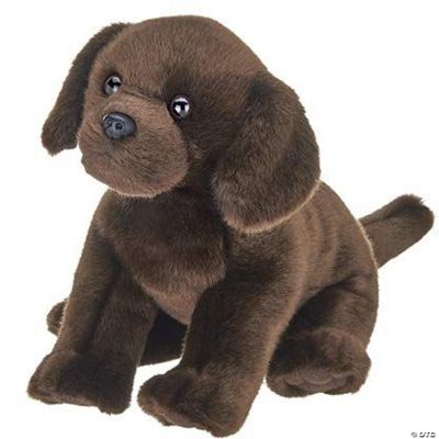 Brody The Labrador Stuffed Dog, 13 Inch Chocolate Lab Stuffed Animal ...