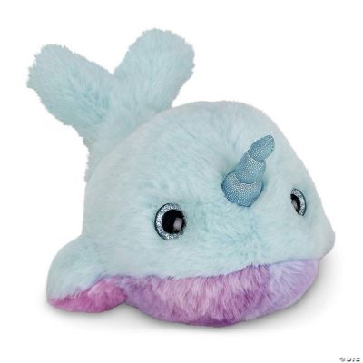Lil Narwhally Plush Stuffed Animal Blue Narwhal, 8 inches