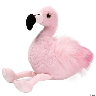 Flamingo Stuffed Animal: Pink Plush Faux-Fur, Premium Fill, Feathery ...