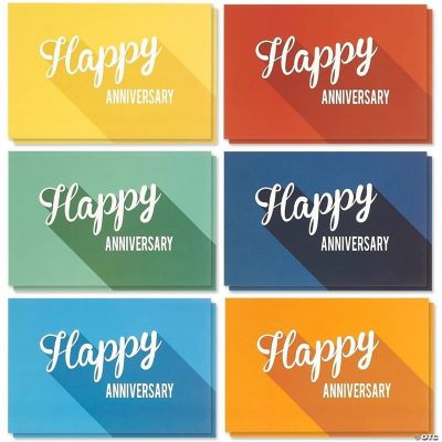36 Pack Happy Anniversary Cards Bulk with Envelopes - Work, Wedding ...