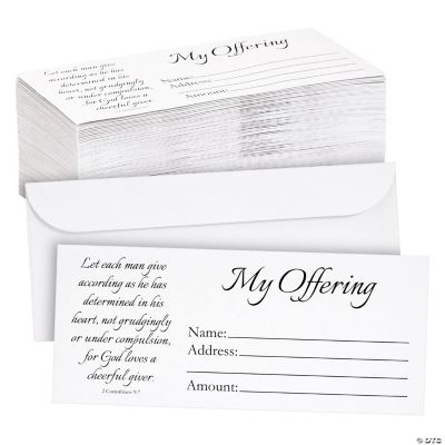 100-Pack Tithe Envelopes for Church Offerings and Religious Occasions ...