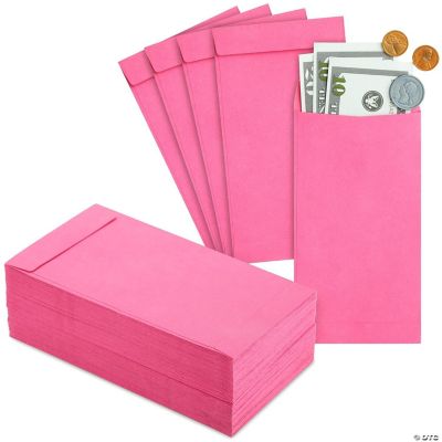 100 Pack Money Envelopes for Cash, Payroll, Money Saving, Coins ...