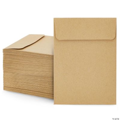 100 Pack Small Seed Saving Envelopes - 4.5x3.25 Self Adhesive Blank ...