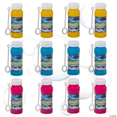 3 1/2" SpongeBob SquarePants™ Plastic Bubble Bottles – 12 Pc ...