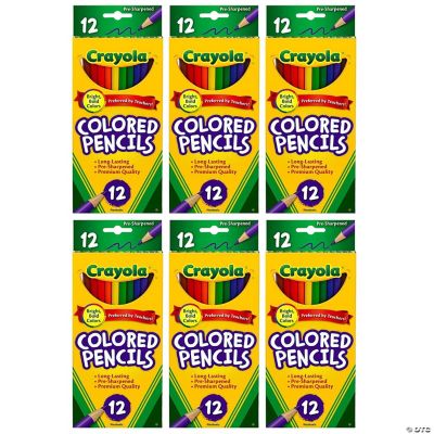 Crayola Colored Pencils, 12 Per Box, 6 Boxes | Oriental Trading