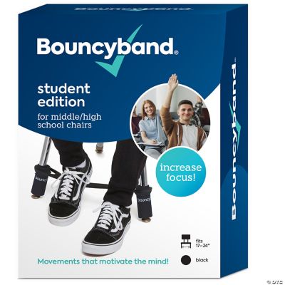Bouncyband Chair Band for Middle/High School Chairs, Black | Oriental ...