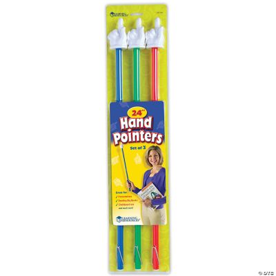Learning Resources Hand Pointers, 24", Pack of 3 | Oriental Trading