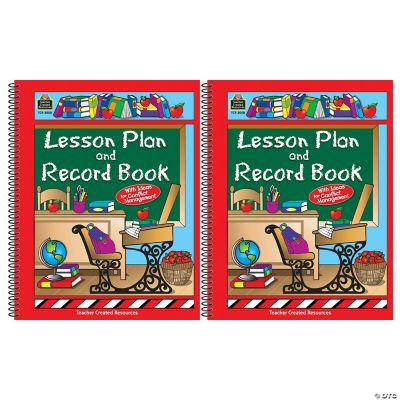 Teacher Created Resources Lesson Plan and Record Book, Pack of 2 ...