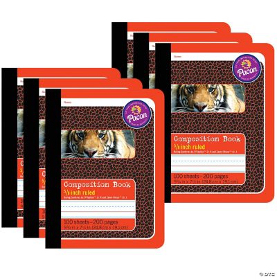 Pacon Primary Composition Book, Book Bound, D'Nealian/Zaner-Bloser, 5/8 ...