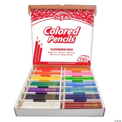 Cra-Z-Art Colored Pencil Classroom Pack, 14 color, Box of 462 | Oriental Trading