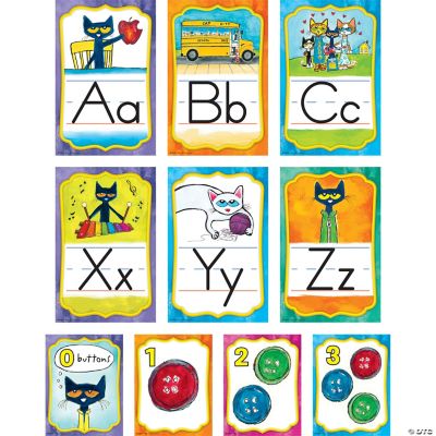 Edupress Pete the Cat Alphabet Bulletin Board Set | Oriental Trading