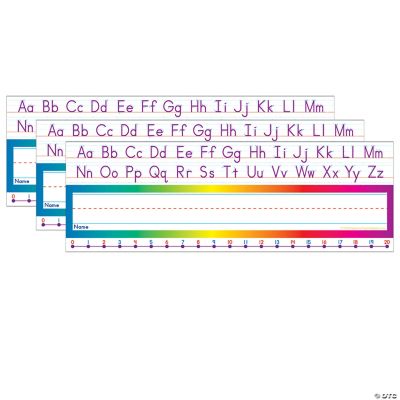 Scholastic Teaching Solutions Alphabet / Number Line (Standard ...