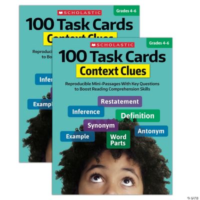 Scholastic Teaching Solutions 100 Task Cards: Context Clues Activity ...