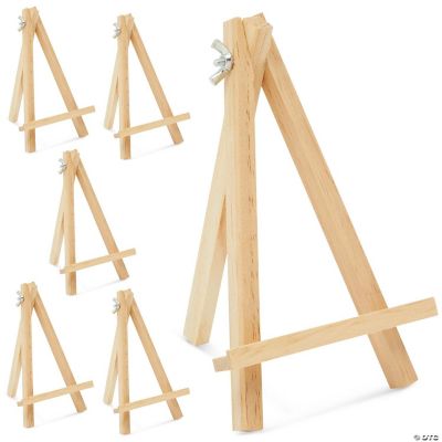 6-Pack Wooden Easel, Mini Easel Stands and Place Card Holders for Table ...