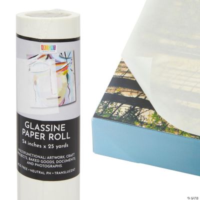 Glassine Art Paper Roll for Artwork, Tracing, Photos, Documents (24 in ...