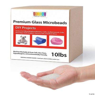 Weighted Beads for Stuffed Animals, Glass Microbead Filler for Blankets ...