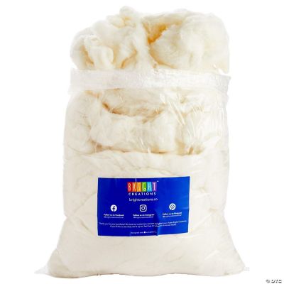 1 LB Wool Batting, Stuffing for Stuffed Animals, Pillows, Cushions ...