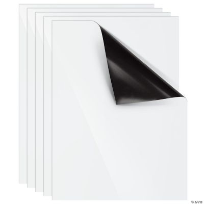5 Pack Magnetic Dry Erase Sheets, Whiteboards for Refrigerator, Metal ...