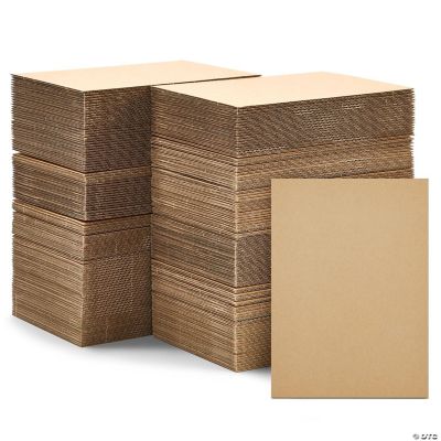 200 Pack 5x7 Corrugated Cardboard Sheets for Mailers, Flat Packaging ...