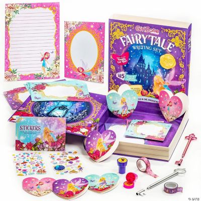 Fairytale Writing Set, 45-Piece Fairy Stationery Kit with Paper Sheets ...