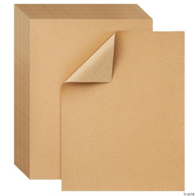200 Pack Brown Craft Paper for DIY Projects, Classroom, Letter Size ...