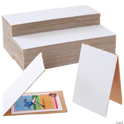 75 Pack Corrugated Cardboard Sleeves for Sports Cards, Trading Card ...