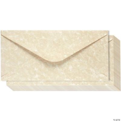 48-Pack Parchment Envelopes for Letters with Gummed Seal - Decorative ...