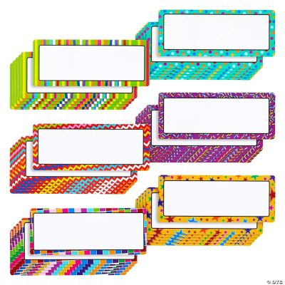 36-Pack Magnetic Labels for Whiteboard, Name Magnets for Lockers ...