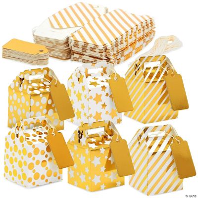36-Pack Mini Gold Gift Boxes - Tiny 2x2x2 Favor Boxes for Chistmas ...