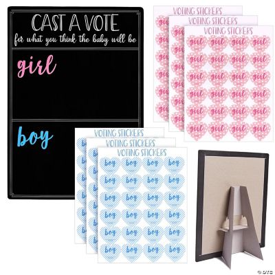 Gender Reveal Game For Baby Showers with 144 Girl or Boy Voting ...