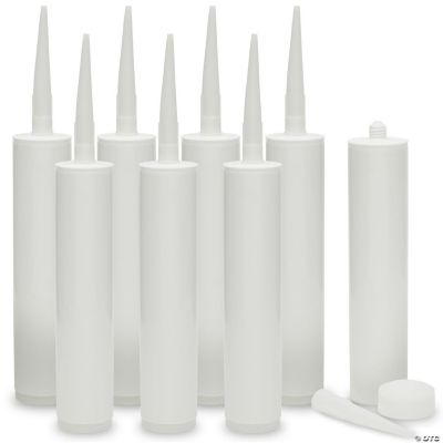 8 Pack Empty Caulking Sealant Tubes, 11-Ounce Refillable Cartridges for ...